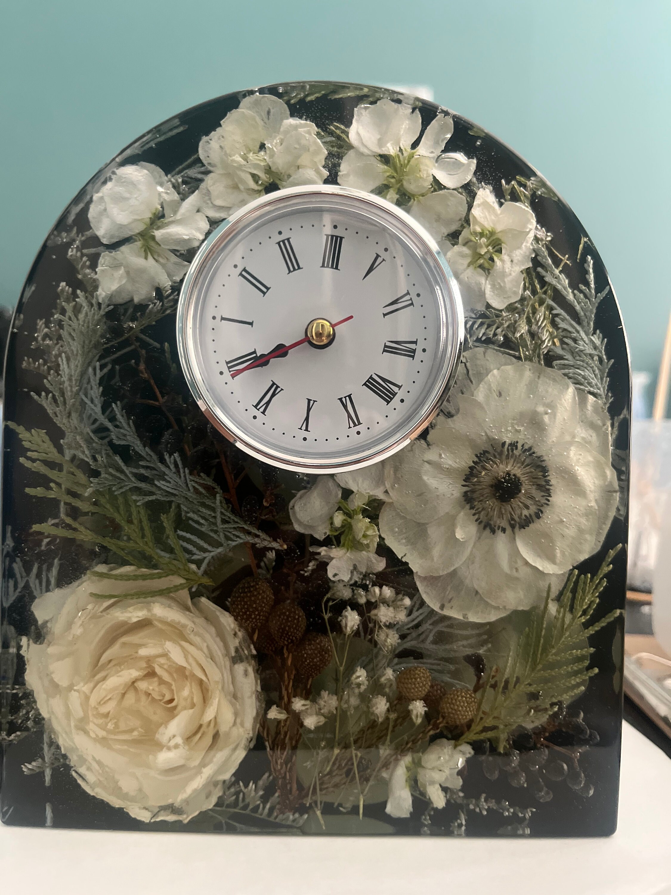 Custom Clock. Flowerpreservation, With Your Flowers!!! Floral ...