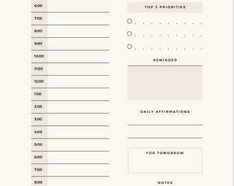 Daily Aesthetic Planner Digital - Etsy