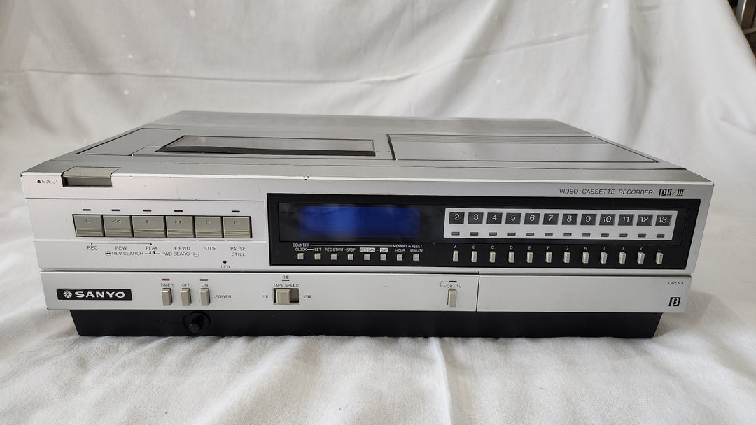 RECONDITIONED / TESTED Sanyo Betacord Model VCR4400 W/remote - Etsy