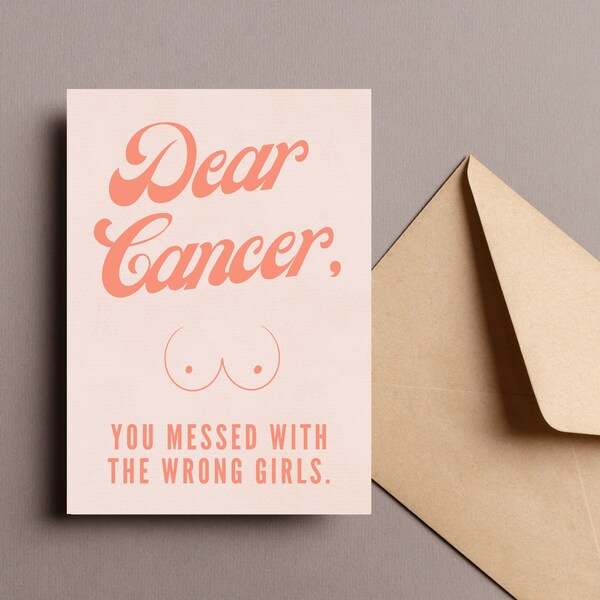 Funny Cancer Card - Etsy