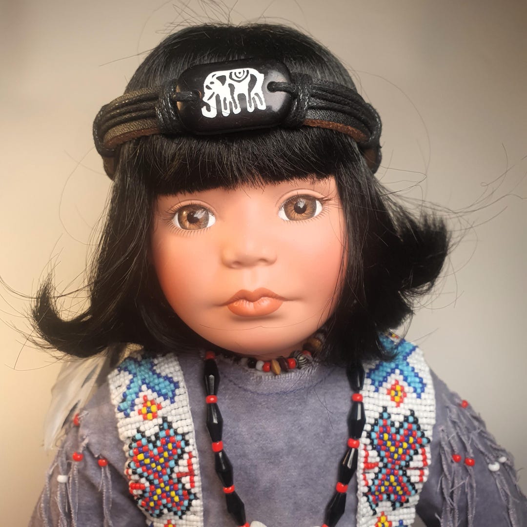 Porcelain Doll "tashee" 17"(43cm) by the Hamilton Collection, Vintage ...