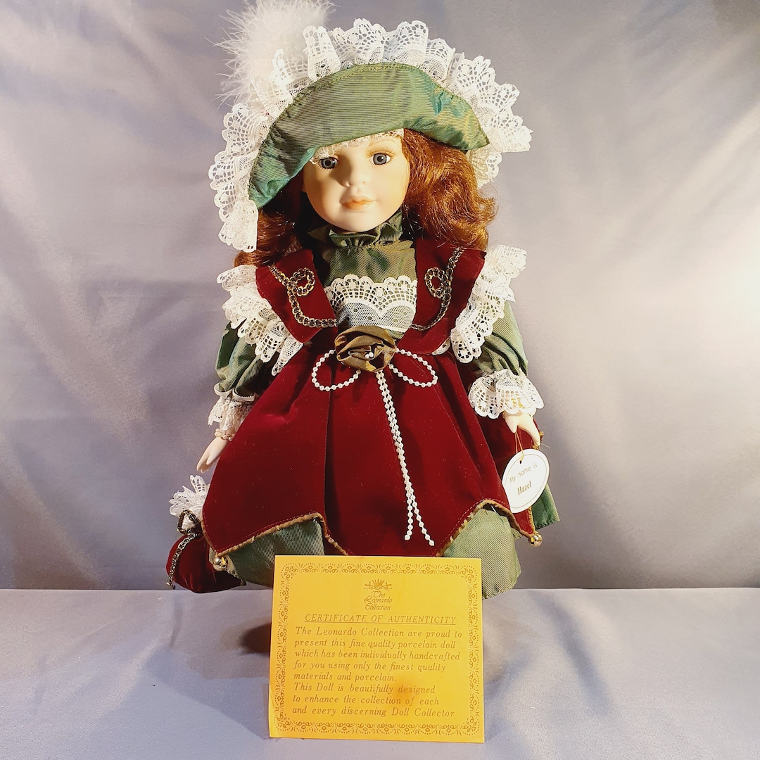 The Leonardo Collection Porcelain Doll hazel 17 43cm, Vintage Limited ...