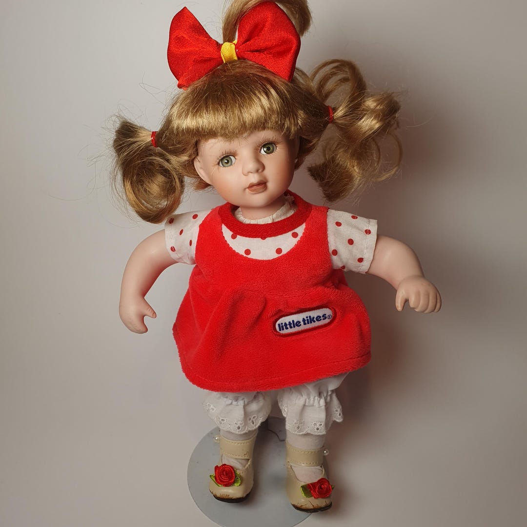 Porcelain Doll 10 26 Cm, Vintage Small & Cute Doll 39 - Etsy