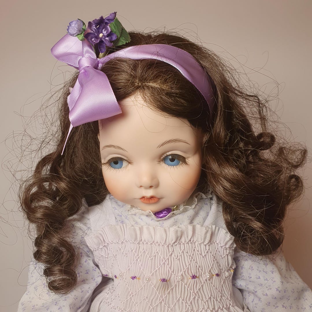Porcelain Doll "shy Violet" 16" (41cm) by ''klowns by Kay'', the ...