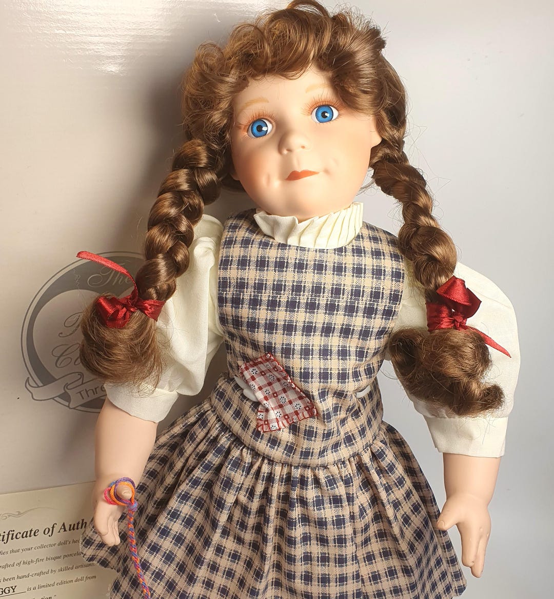 Vintage Porcelain Doll "peggy" by the Palmary Collection, Limited ...