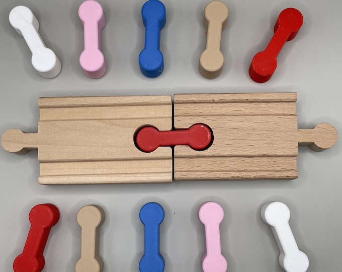 Wooden Train Connectors for Fast and Easy Female-to-female Connections ...