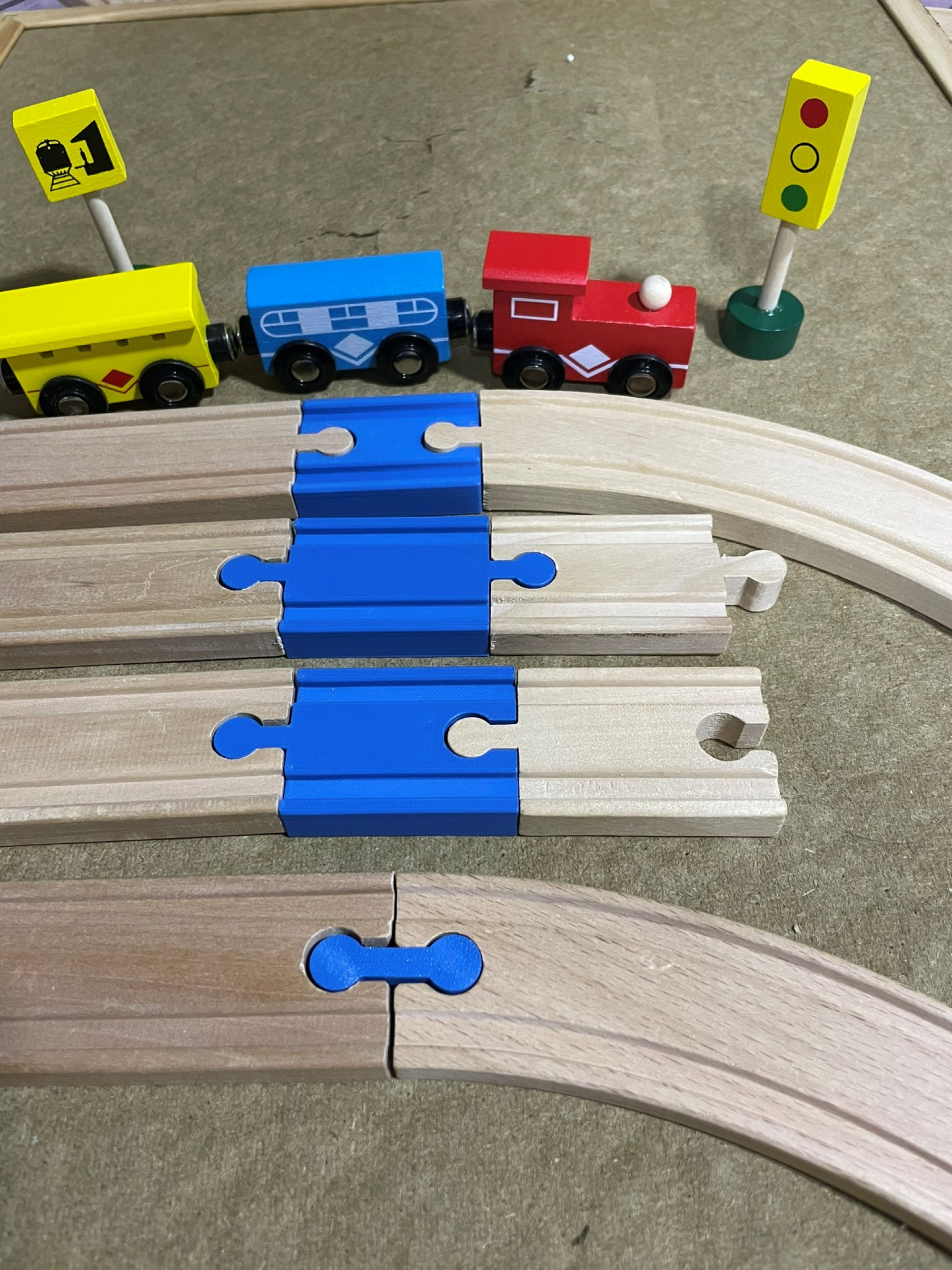 Value Pack of Track Connectors for Wooden Trains 17 Pieces. Many ...