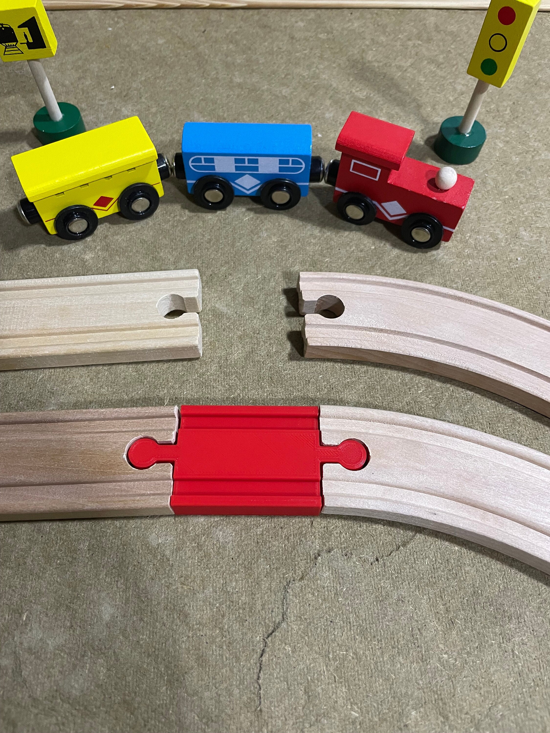 Value Pack of Track Connectors for Wooden Trains 17 Pieces. Many ...