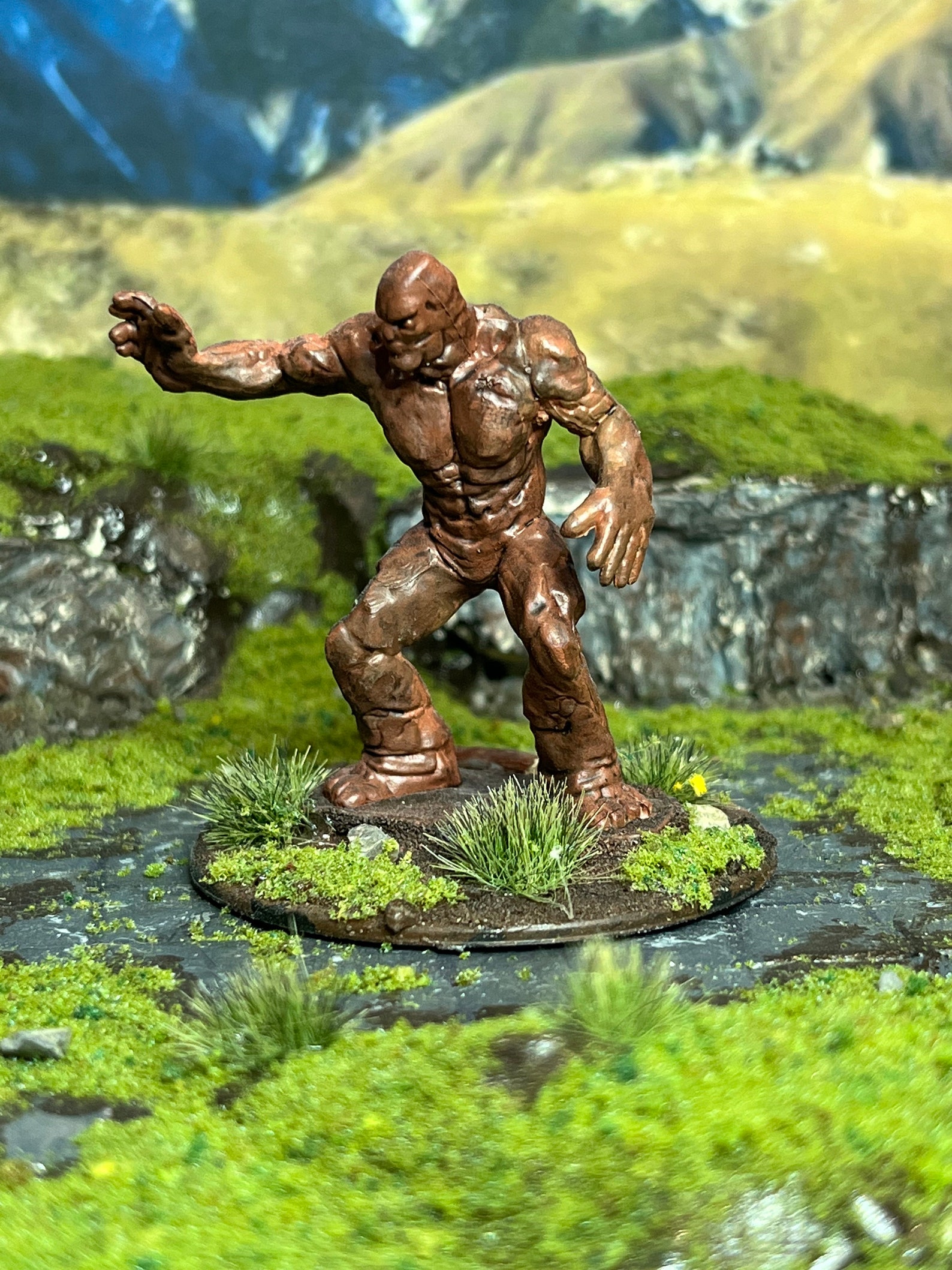 Custom Painted Clay Golem Miniature - Etsy