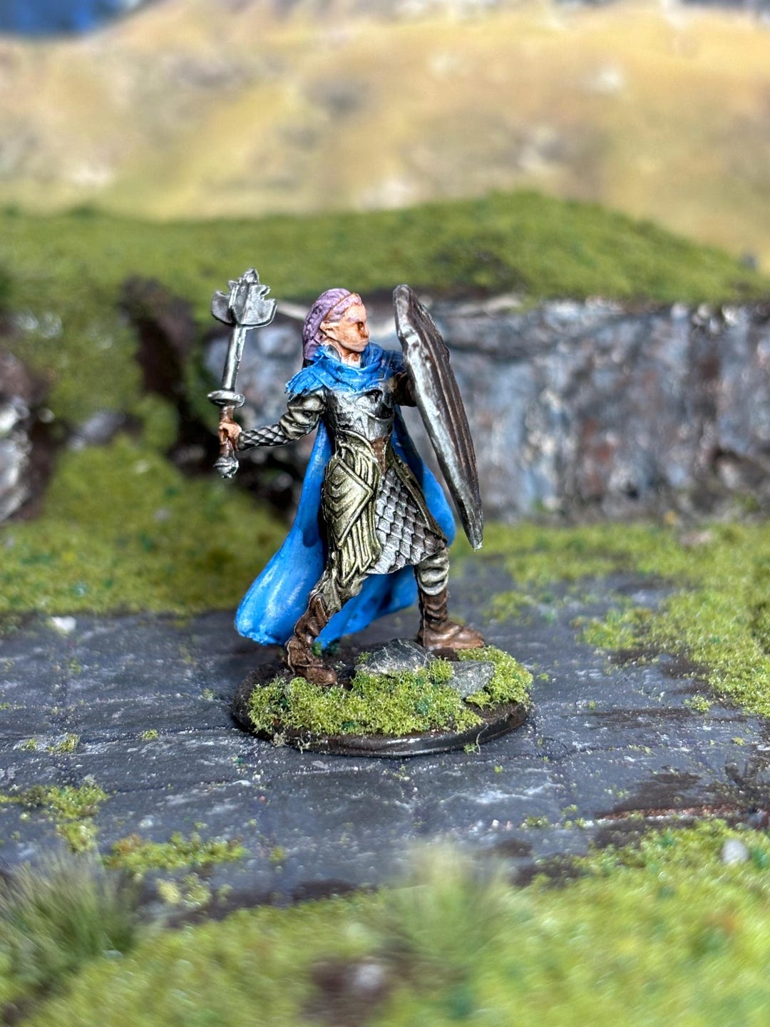 Hand Painted Female Elf Cleric - Etsy