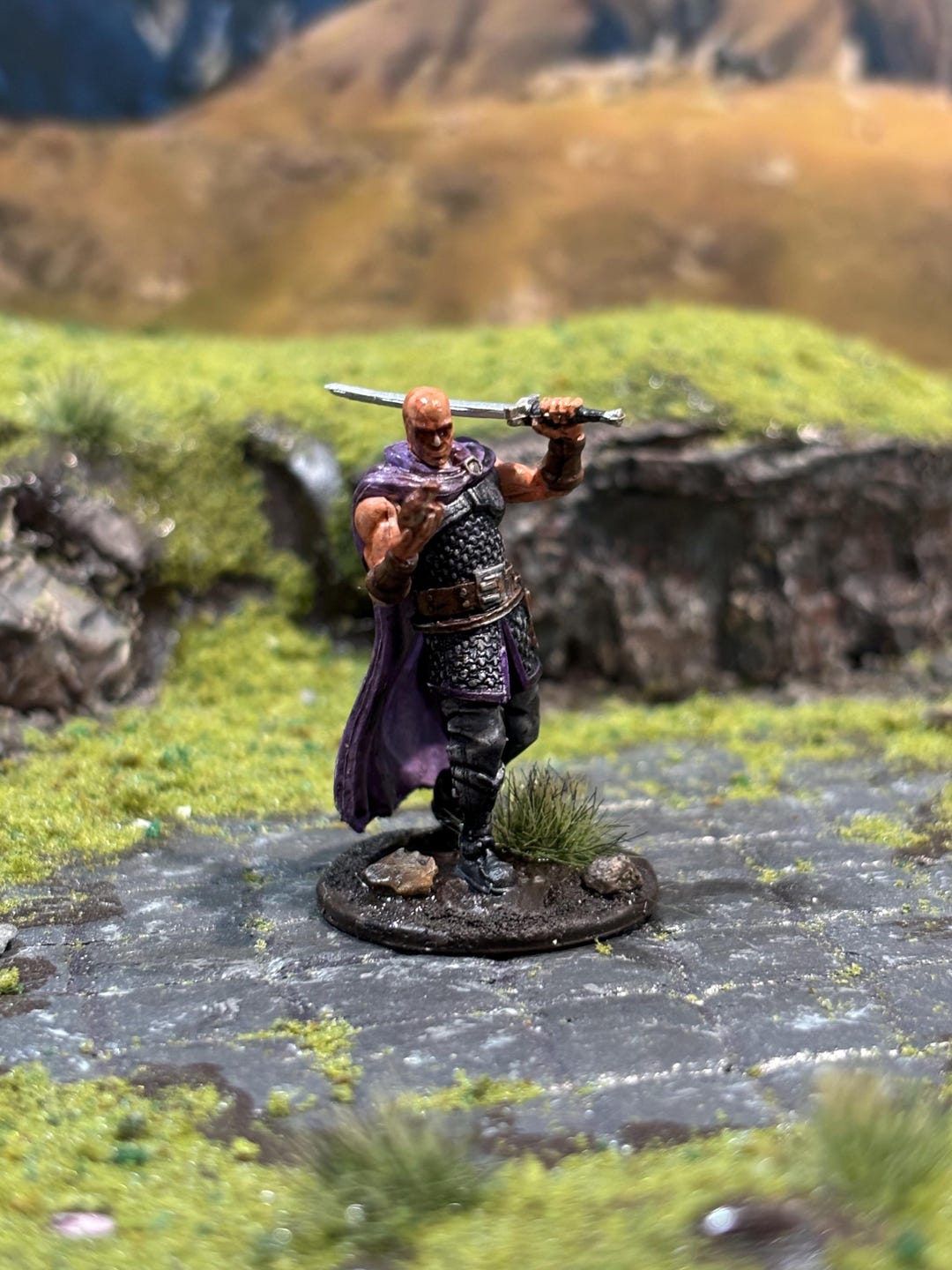 Hand Painted Human Male Ranger/fighter Miniature - Etsy