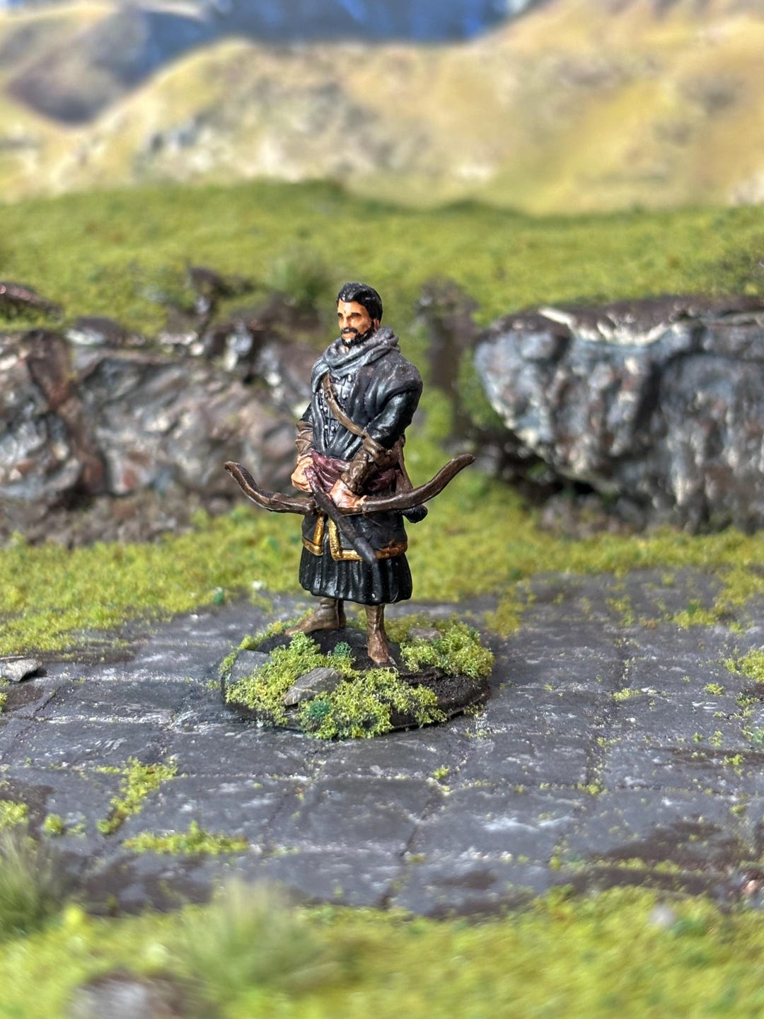 Hand Painted Male Human Ranger/rogue - Etsy