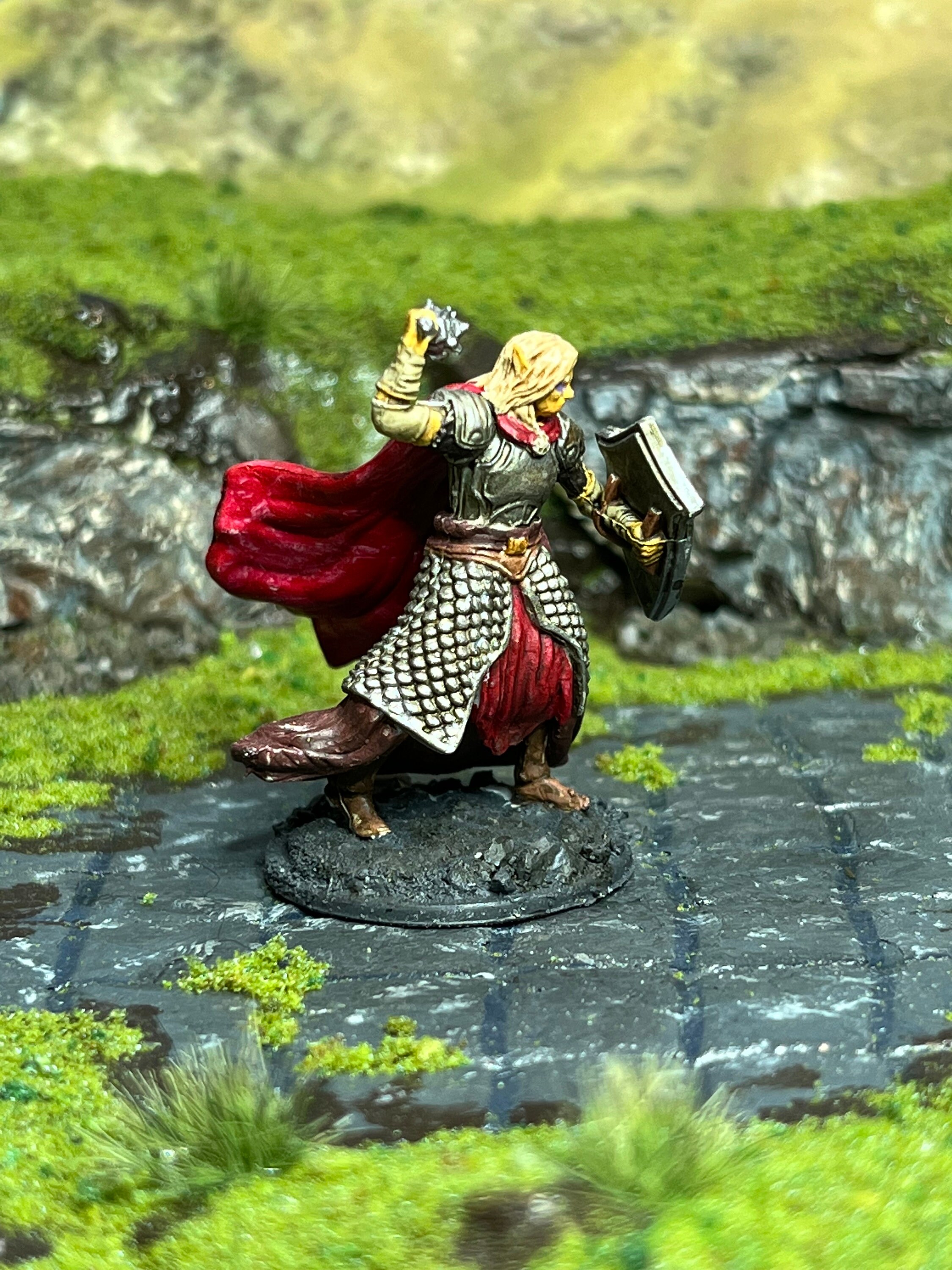 Hand Painted Male Elf Cleric - Etsy