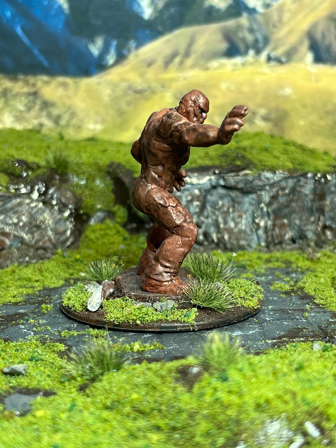 Custom Painted Clay Golem Miniature - Etsy