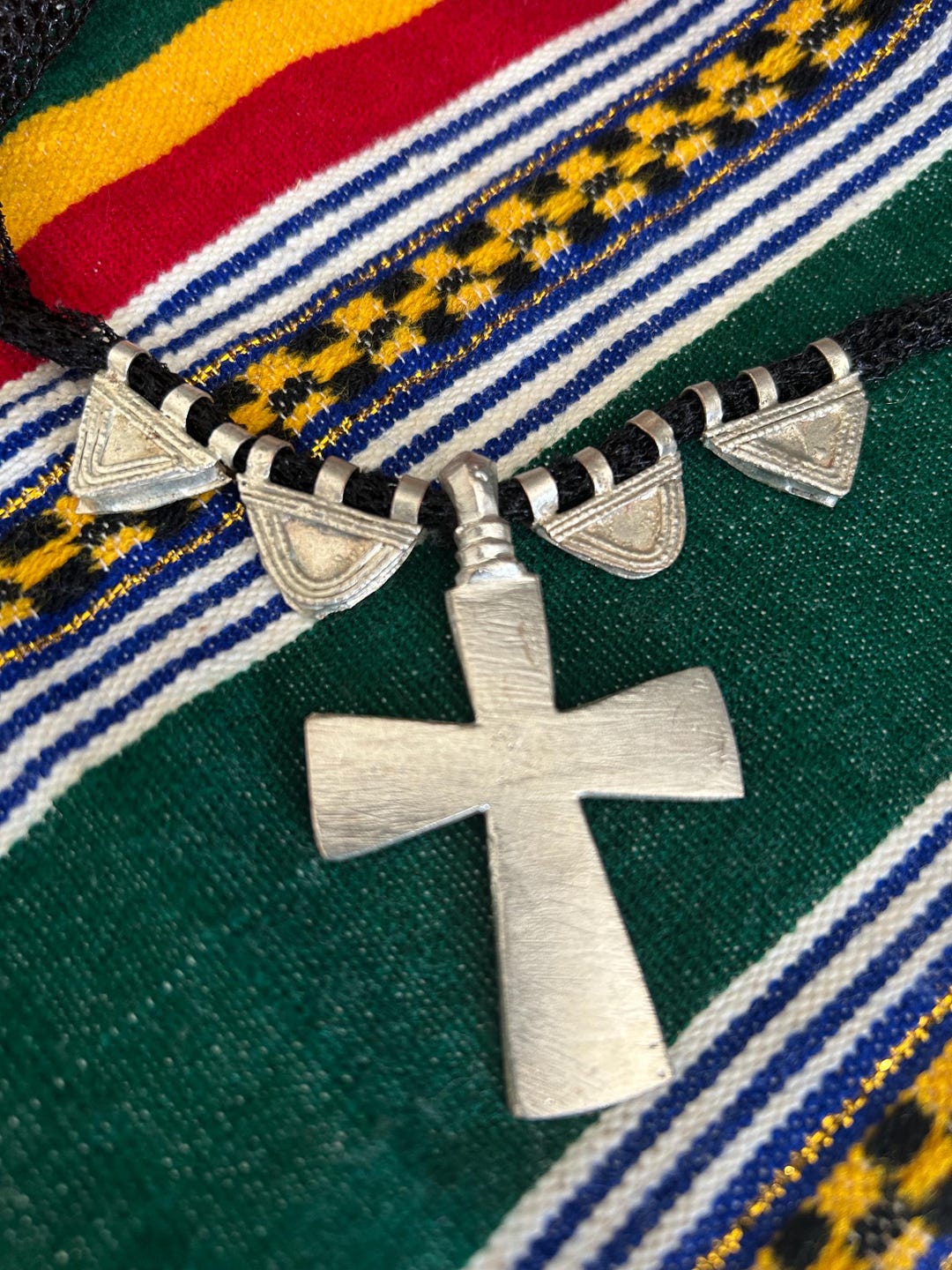 Ethiopia Culture Cross Necklace - Etsy
