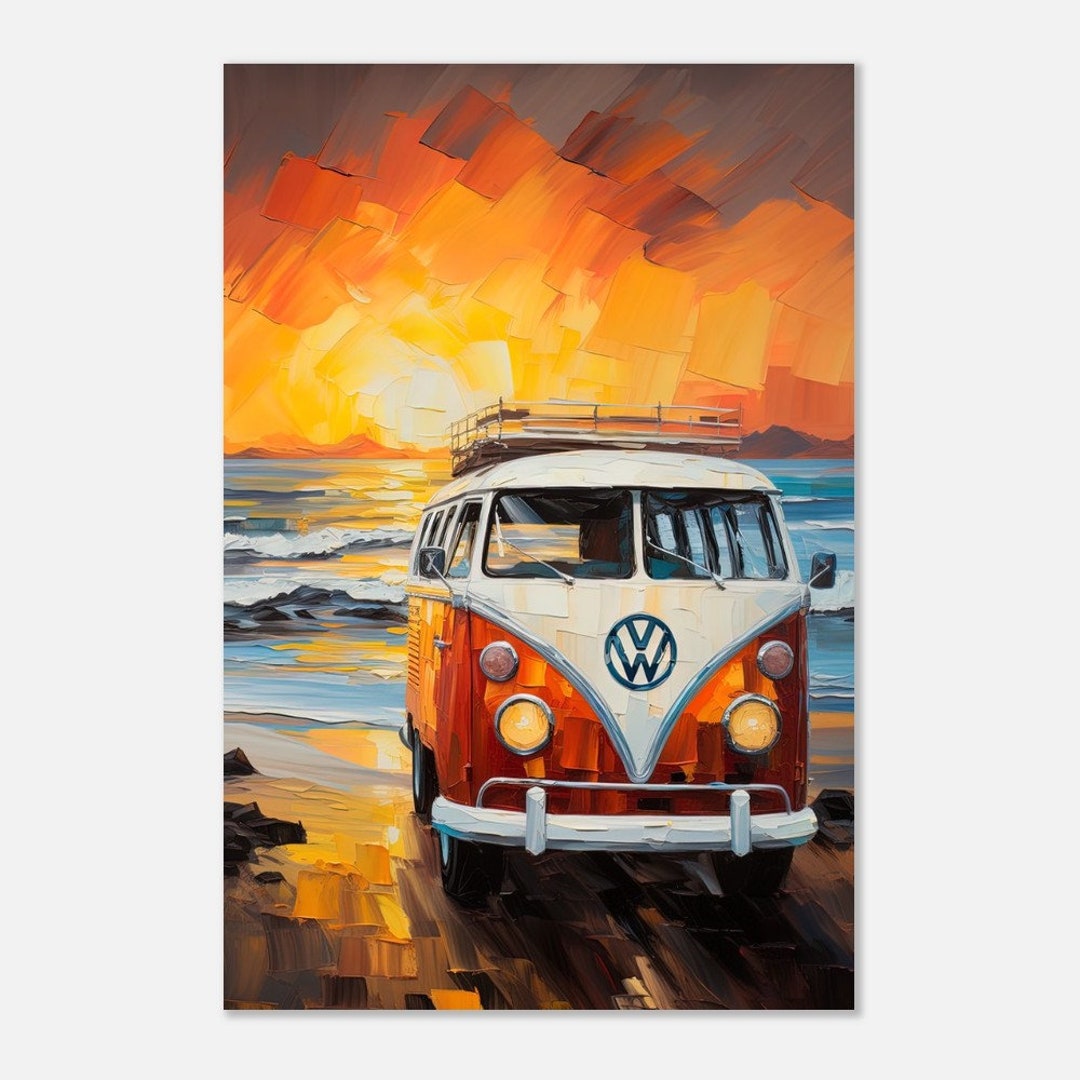 Affiche Combi Sunset Premium Matte Paper Poster - Etsy