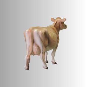 Jersey Cow - Ceramic Figurine - 23cm Long X 15cm High - Cheval Ceramics ...