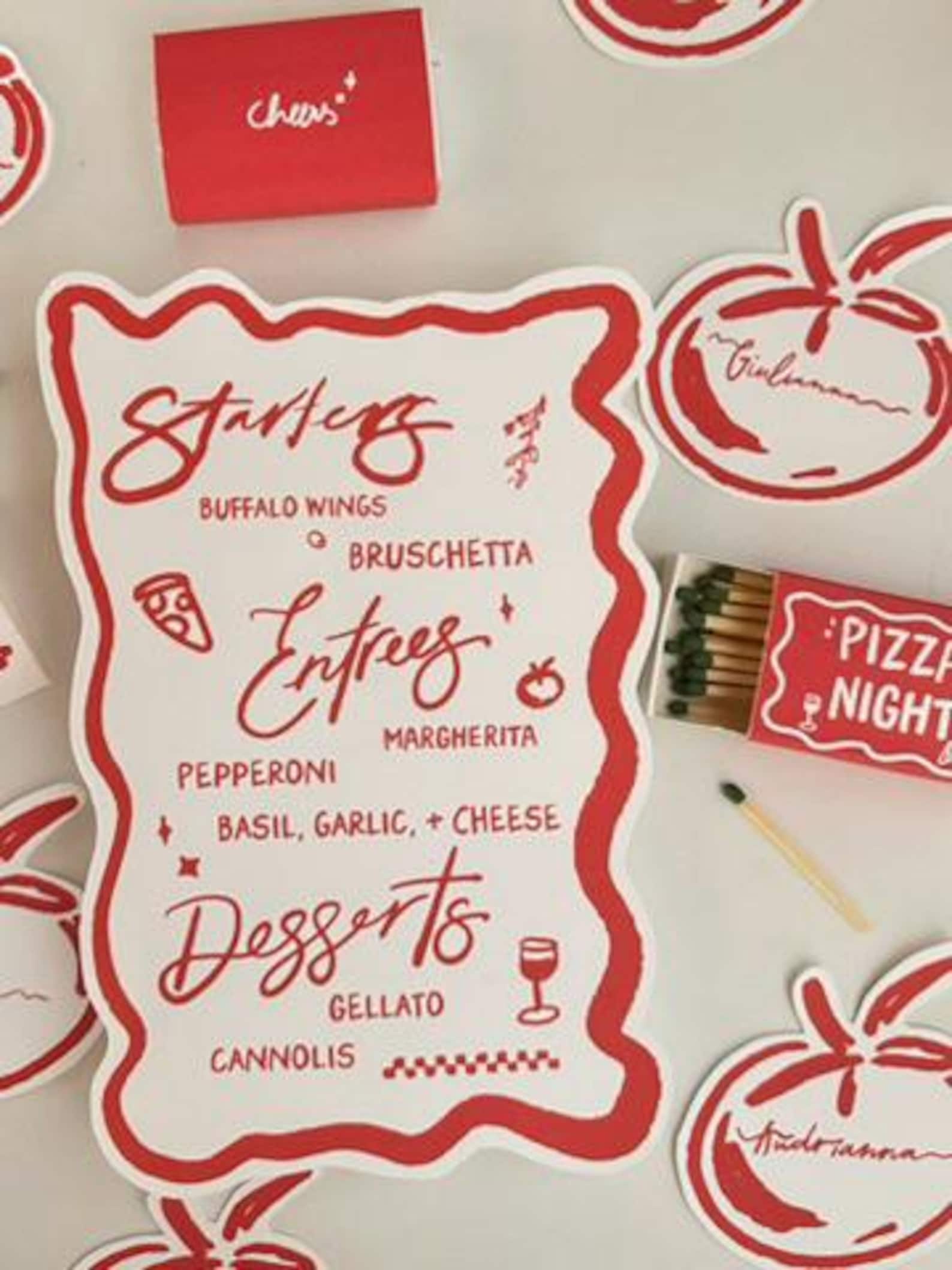 Custom Pizza Box Decals Pizza Box Party Favors - Etsy