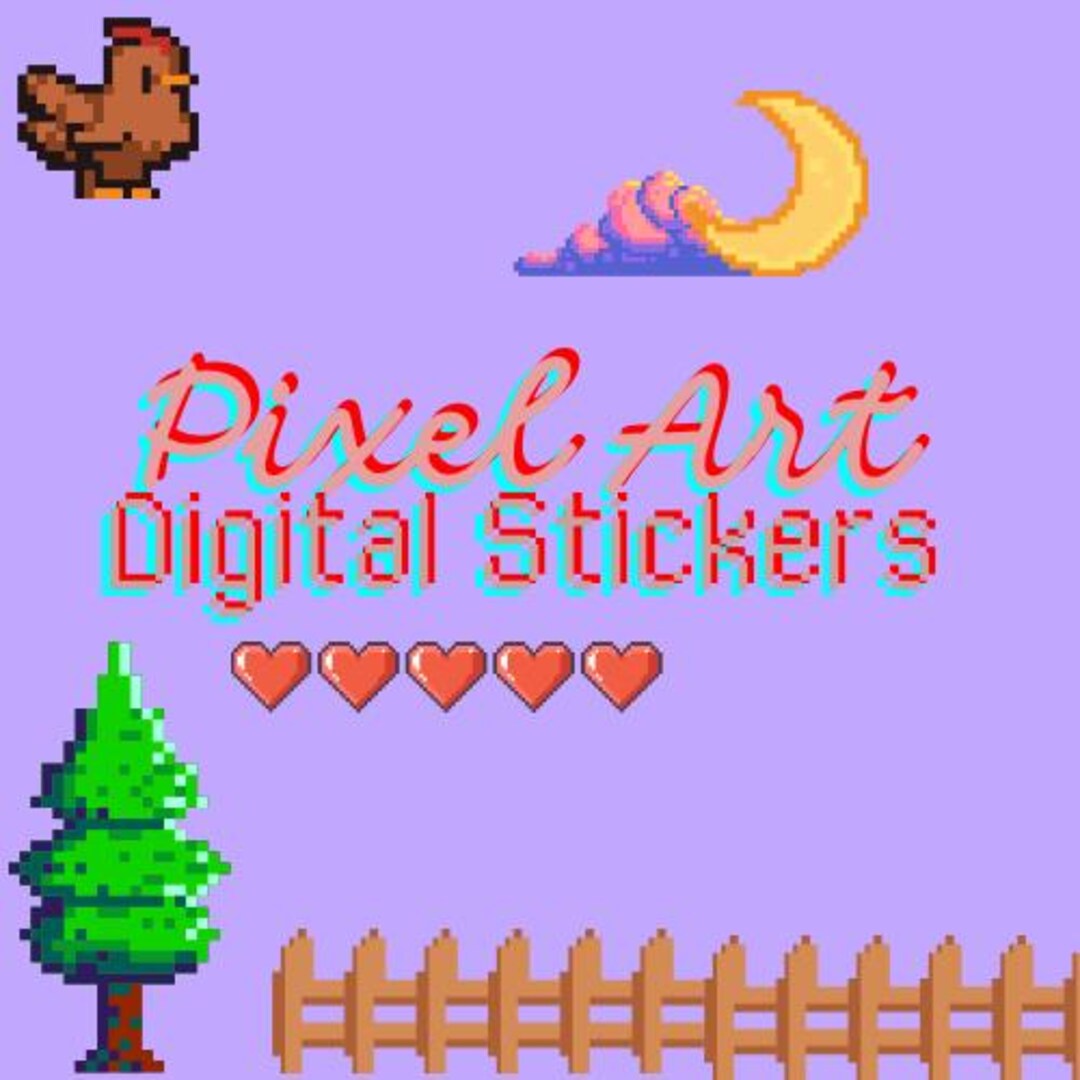 Stardew Valley Inspired Stickers Digital - Etsy