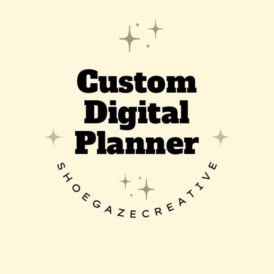 Custom Digital Planner - Etsy