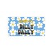 Born to Dilly Dally Bumper Sticker Blue White - Etsy