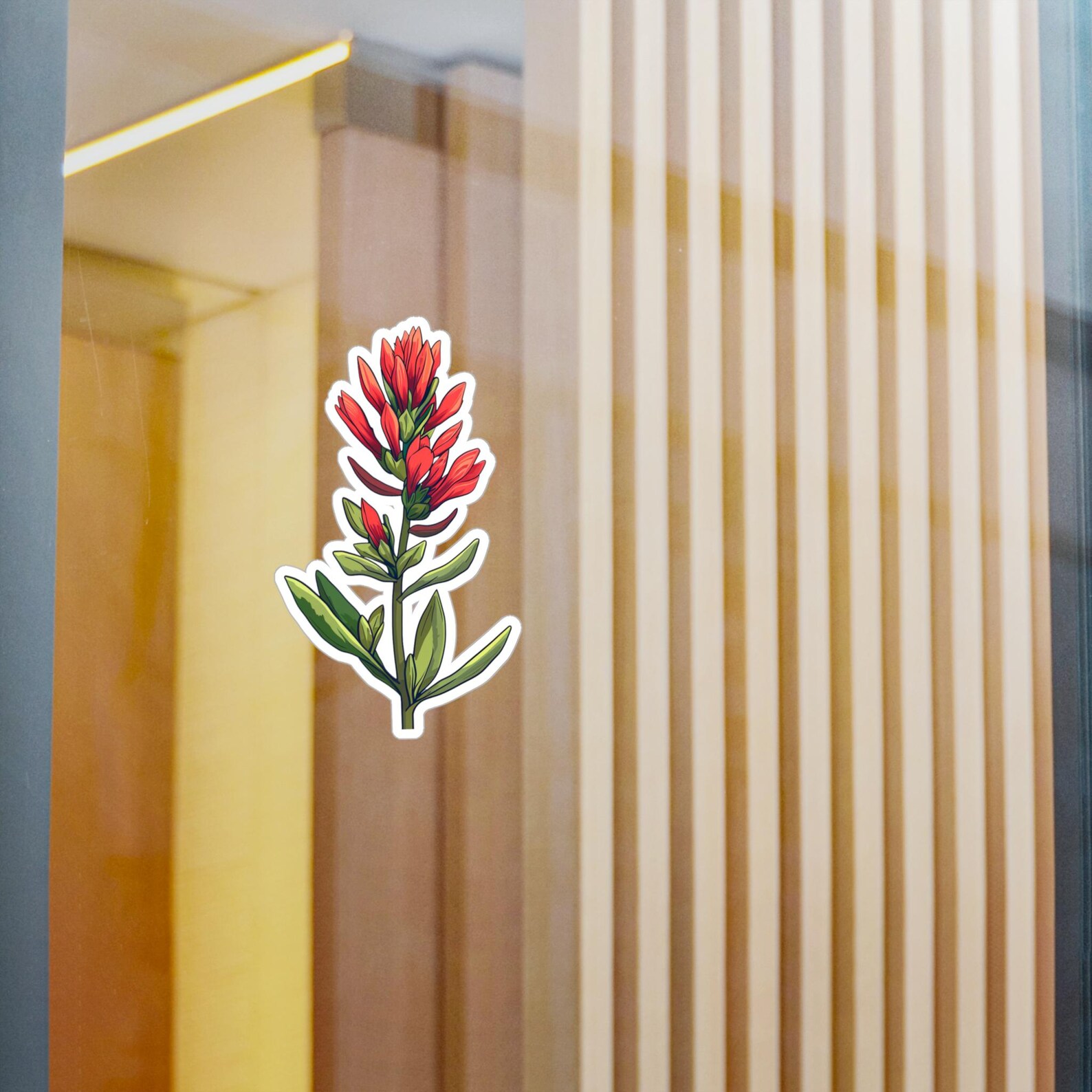 Indian Paintbrush Vinyl Decal Mountain Wildflower - Etsy