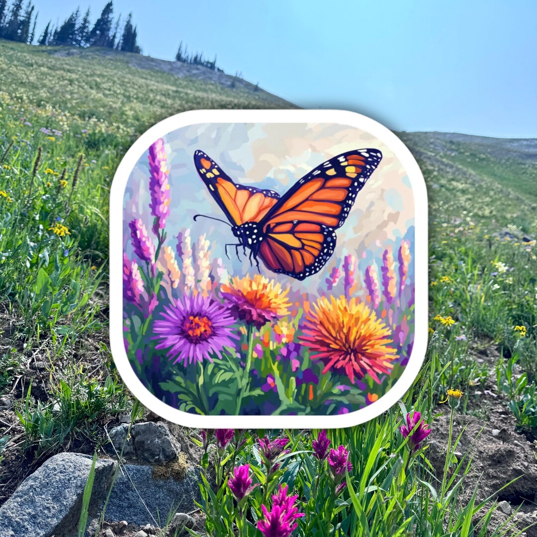 Monarch Butterfly Vinyl Decal - Etsy