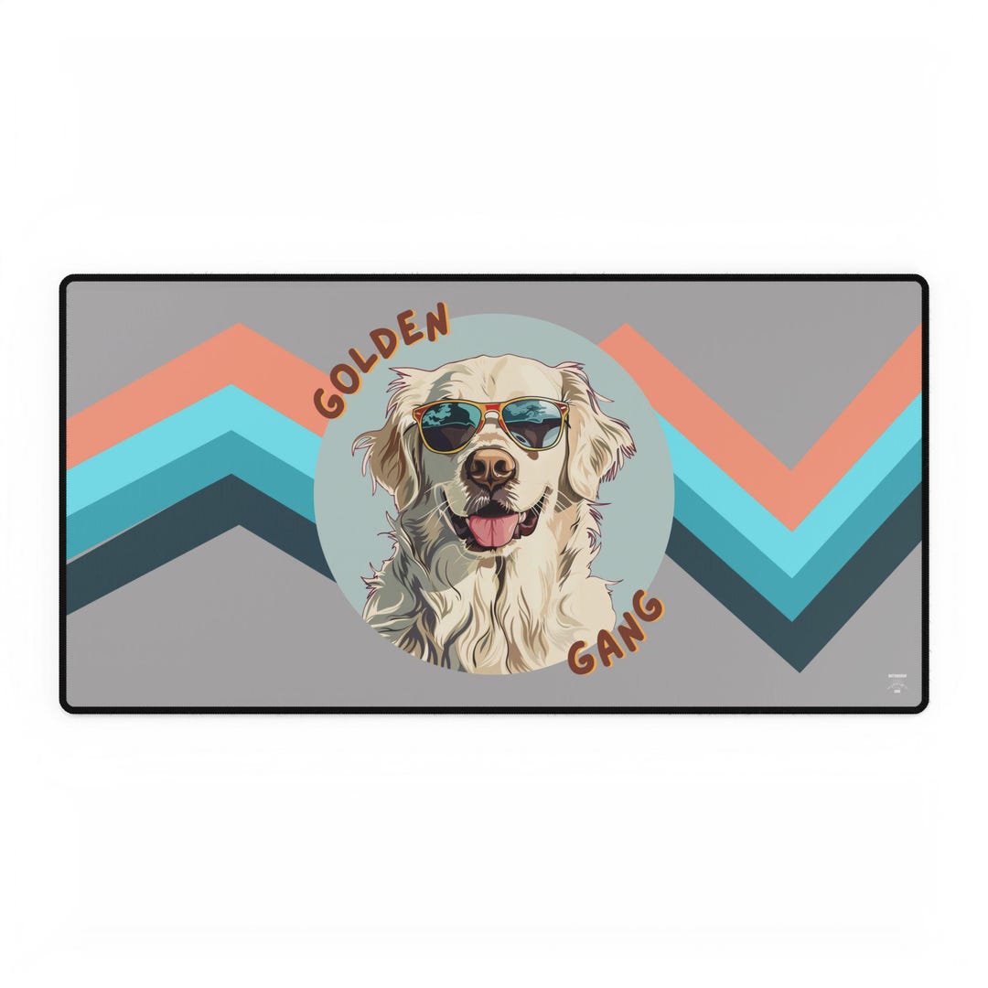 Golden Gang English Cream Desk Mat - Etsy