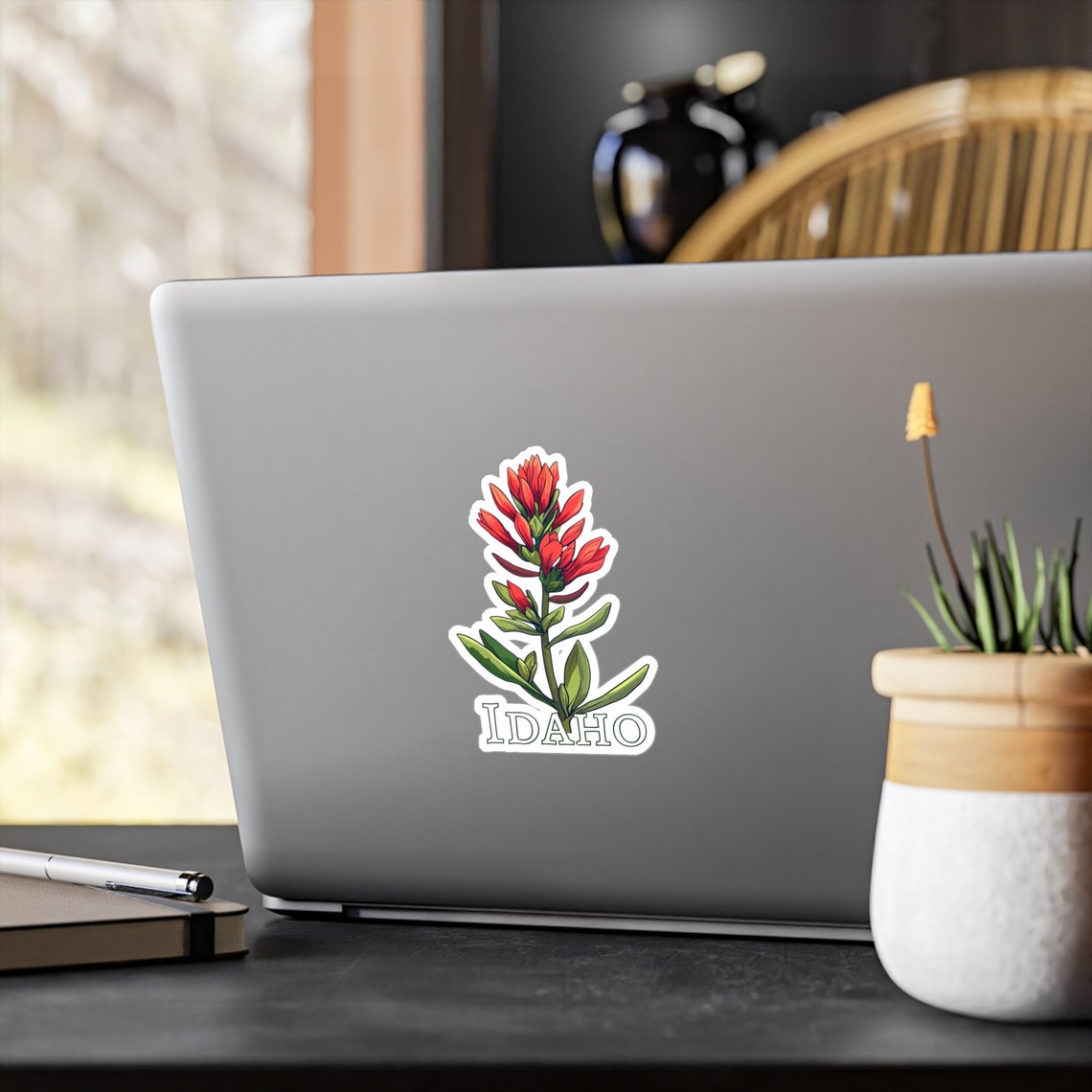 Idaho Indian Paintbrush Vinyl Decal Mountain Wildflower Weather ...