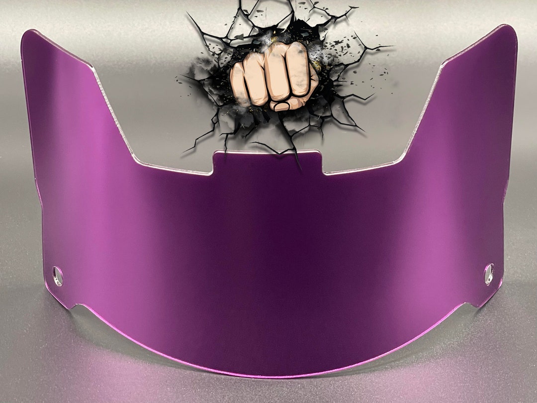 Purple Chrome Full Size Helmet Visor (display Only) Riddell Speed/flex ...