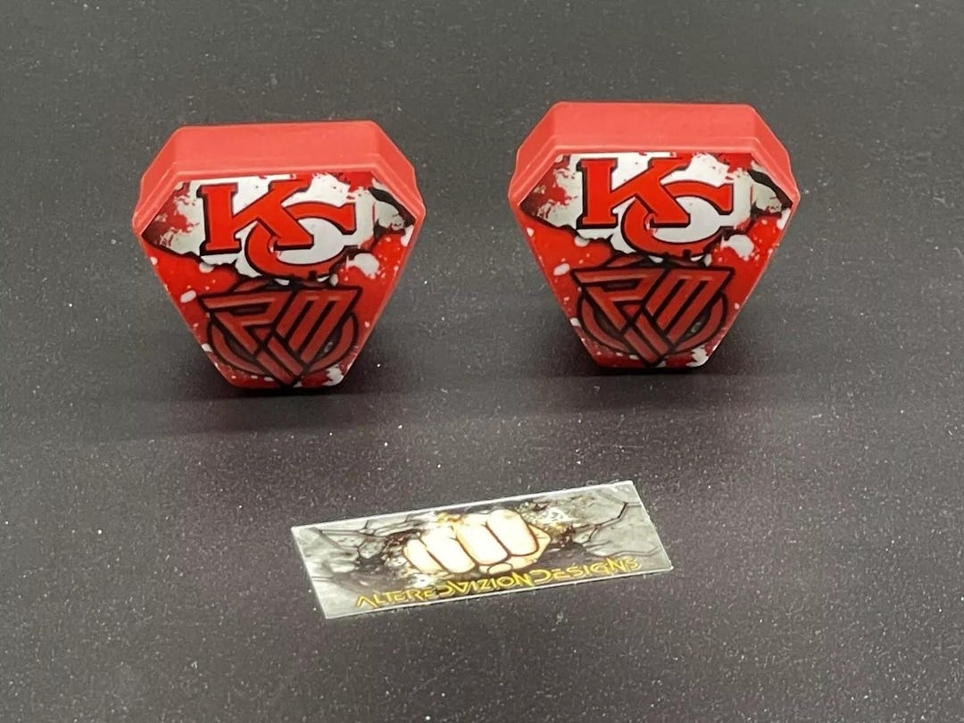KC Patrick Mahomes Full Size Helmet Visor Clips - Etsy