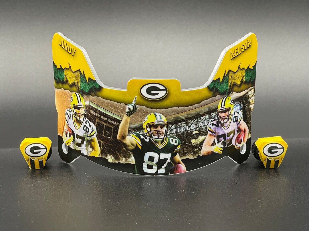 Green Bay Packers Jordy Nelson Custom Mini Visor - Etsy