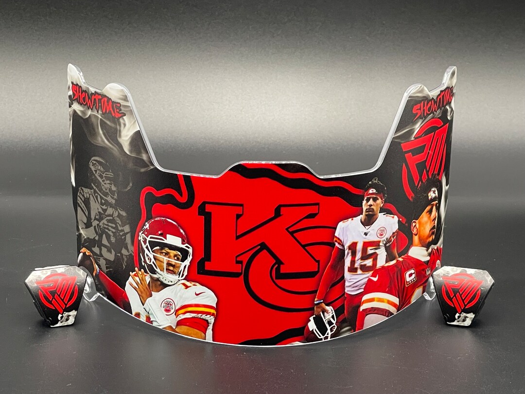 Patrick Mahomes Custom Full Size Visor Replica/speed/flex Compatible ...