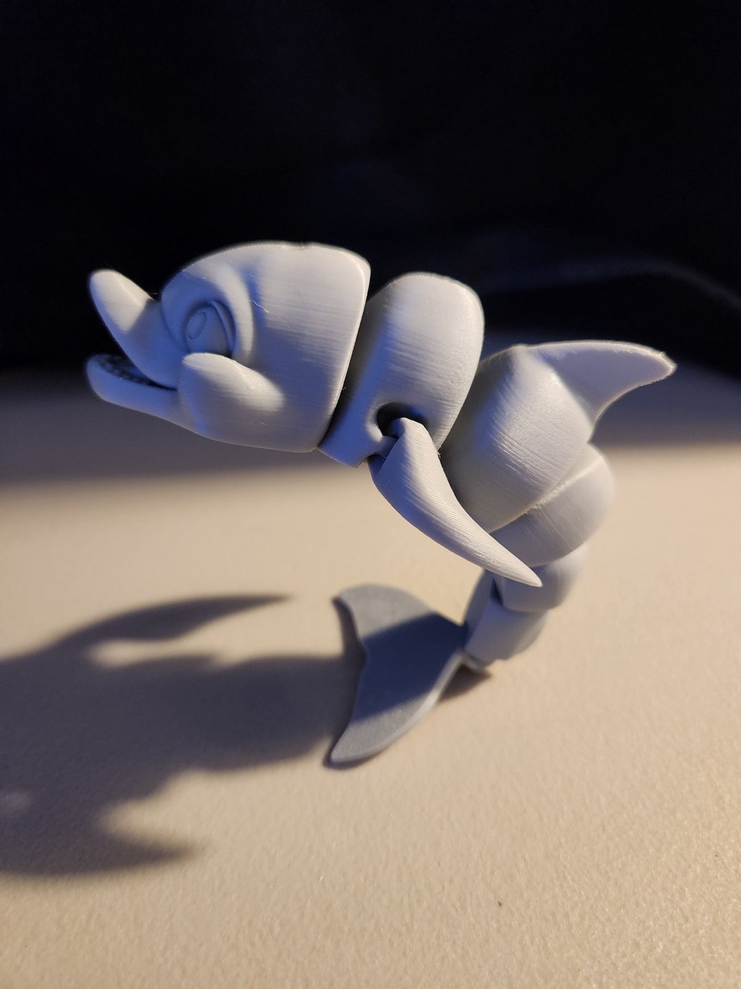 Articulated Flexi Toy Dolphin Standing Multiple Colors to Choose From ...