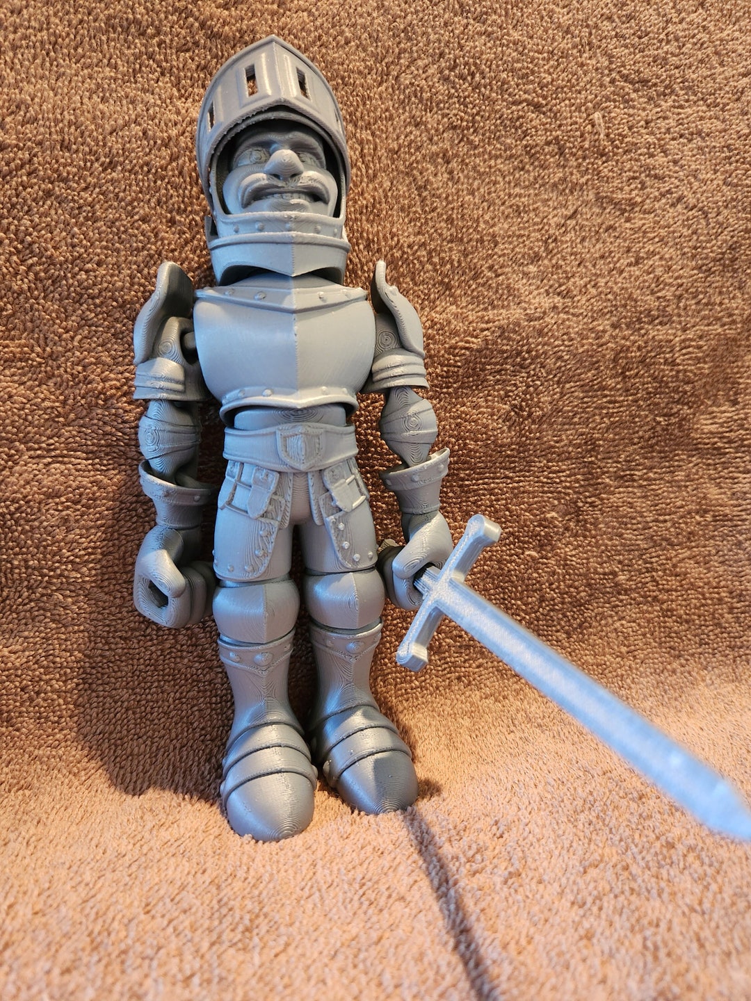 Articulated Knight With Armor Toy - Etsy