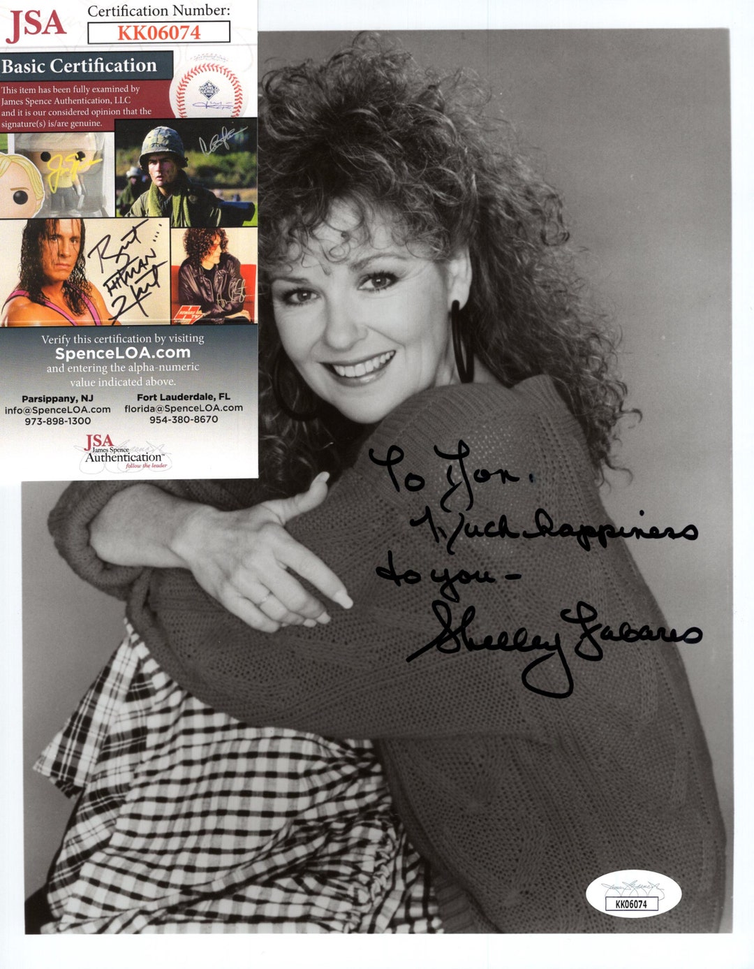 Shelley Fabares Actress Singer Hand Signed Autograph 8x10 Photo With ...