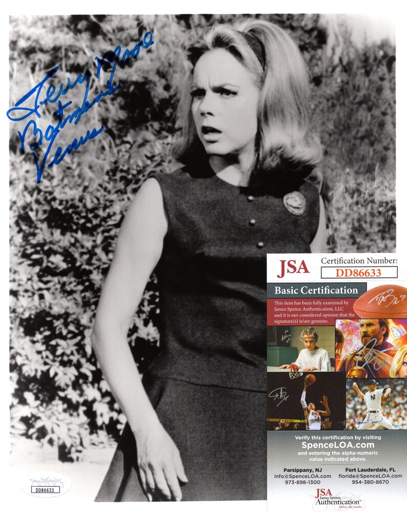 Terry Moore Actress Batman Venus Hand Signed Autograph 8x10 Photo With ...