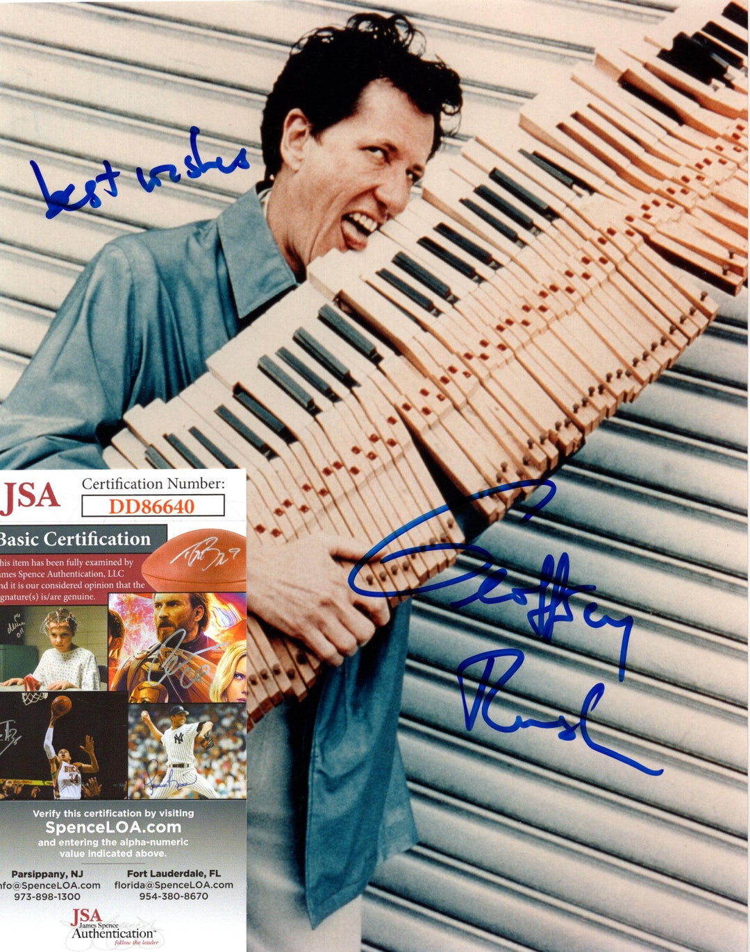 Geoffrey Rush Actor Hand Signed Autograph 8x10 Photo With JSA COA - Etsy