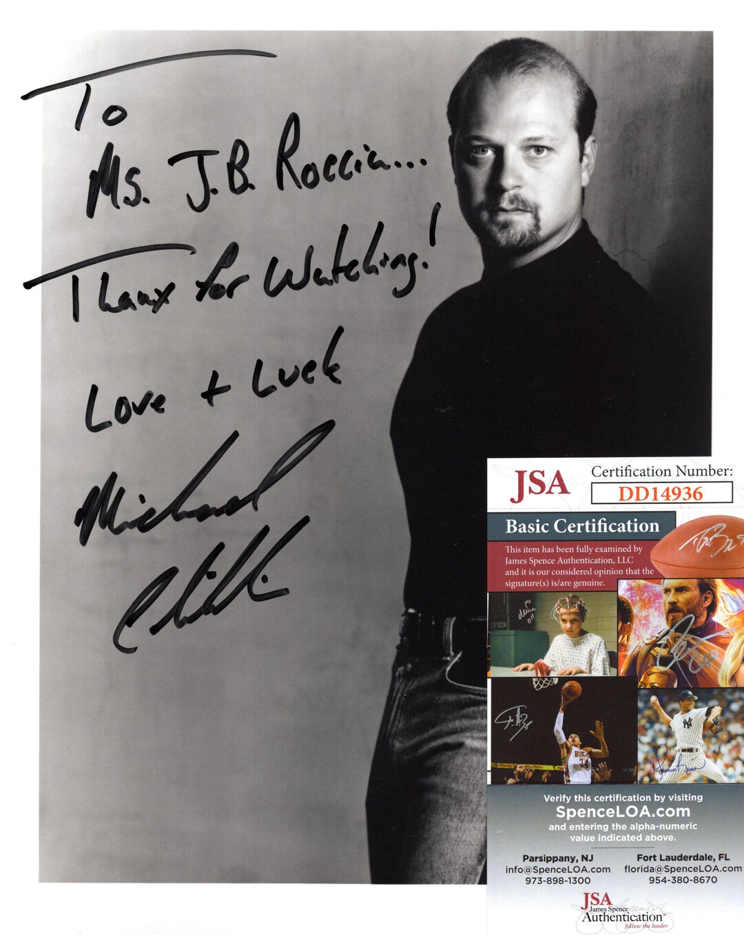 Michael Chiklis Actor Hand Signed Autograph 8x10 Photo With JSA COA - Etsy