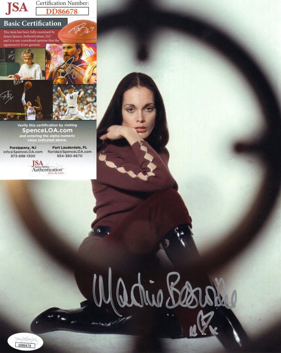 Martine Beswick Actress Hand Signed Autograph 8x10 James Bond 007 Photo ...