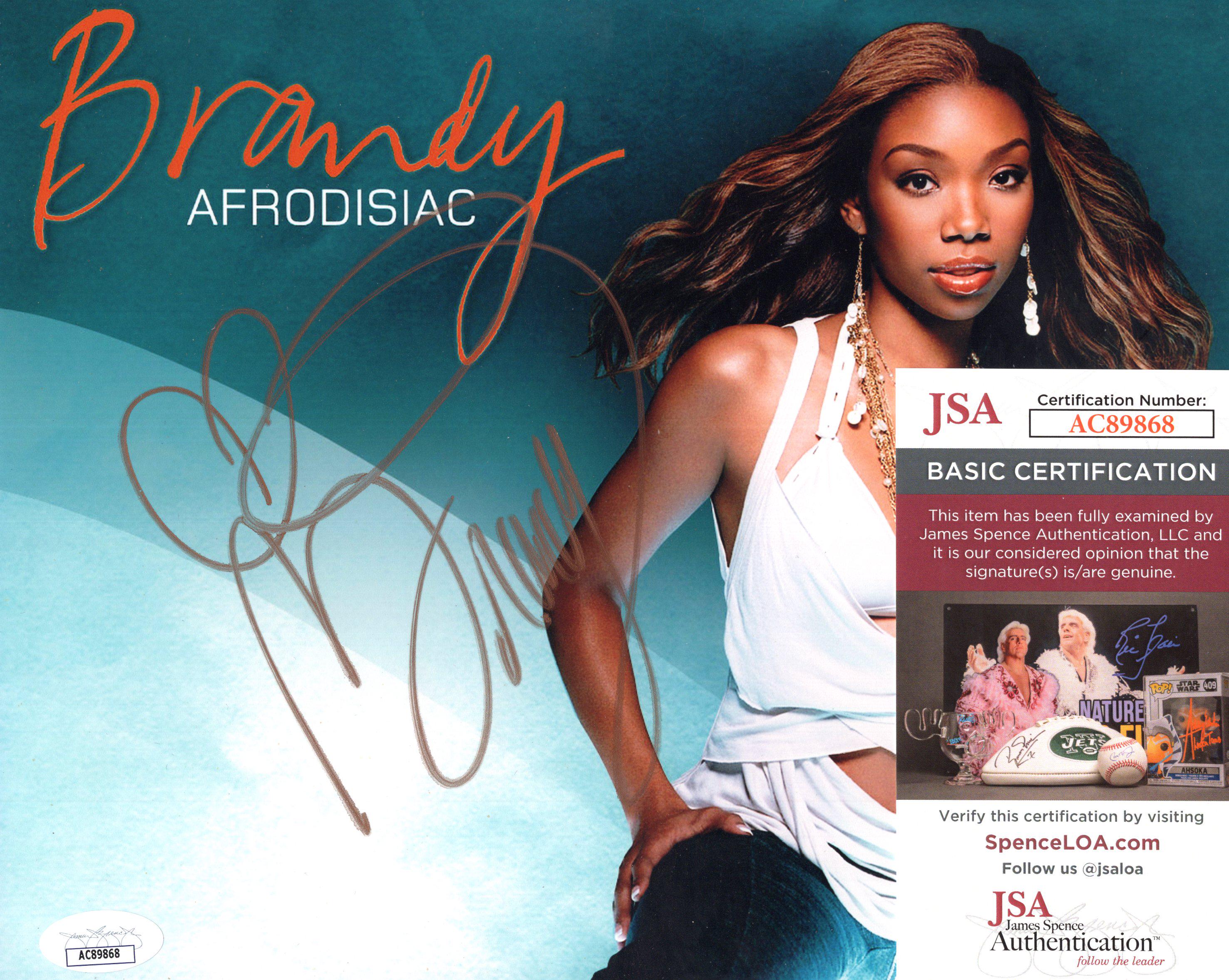 Brandy Norwood R&B Hip Hop Singer Hand Signed Autograph 8x10 Photo With ...