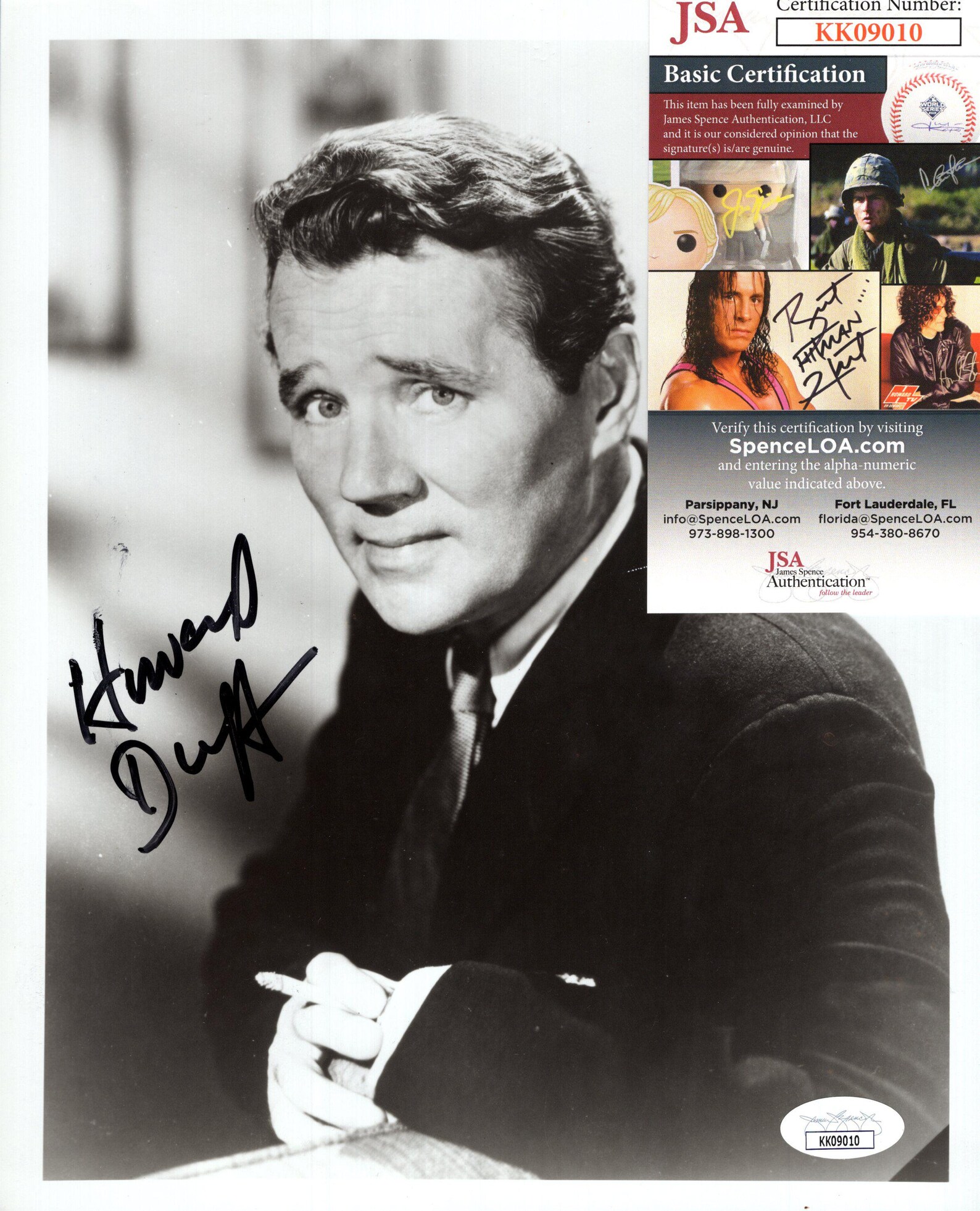 Howard Duff Actor Hand Signed Autograph 8x10 Photo With JSA COA - Etsy
