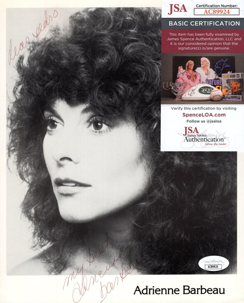 Adrienne Barbeau Actress Hand Signed Autograph 8x10 Photo With JSA COA ...