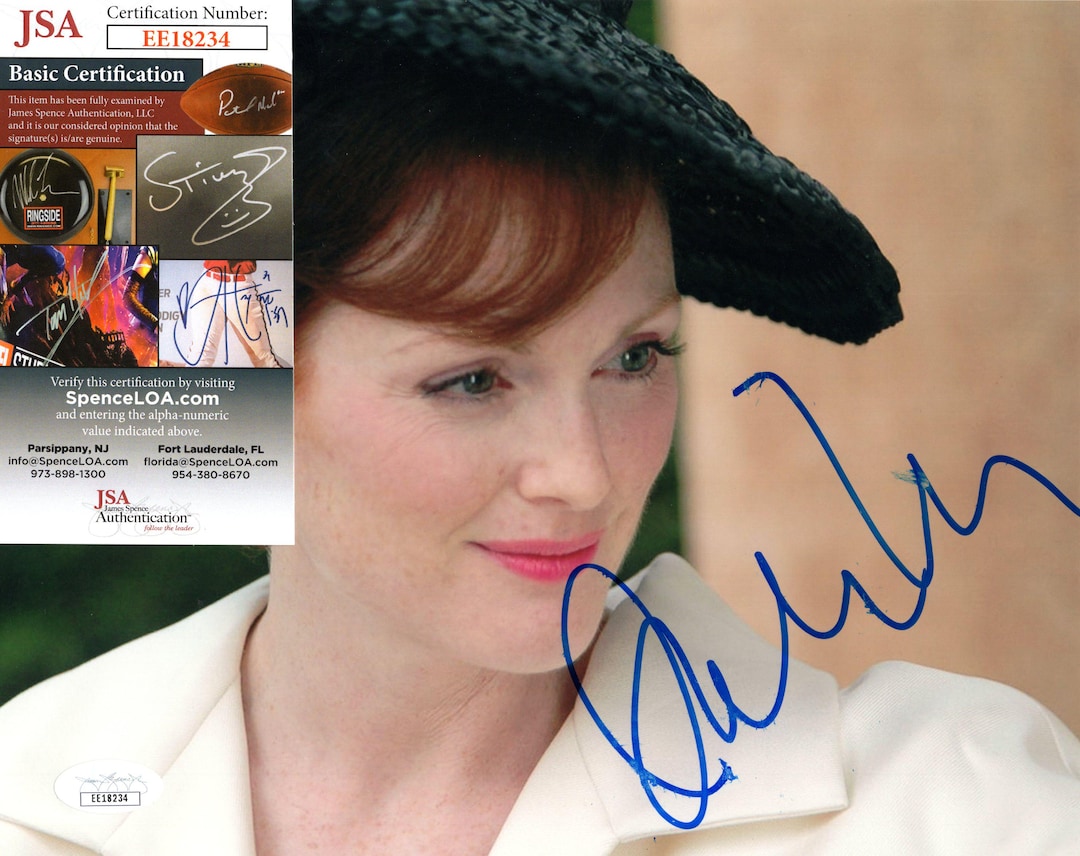 Julianne Moore Actress Hand Signed Autograph 8x10 Photo With JSA COA - Etsy