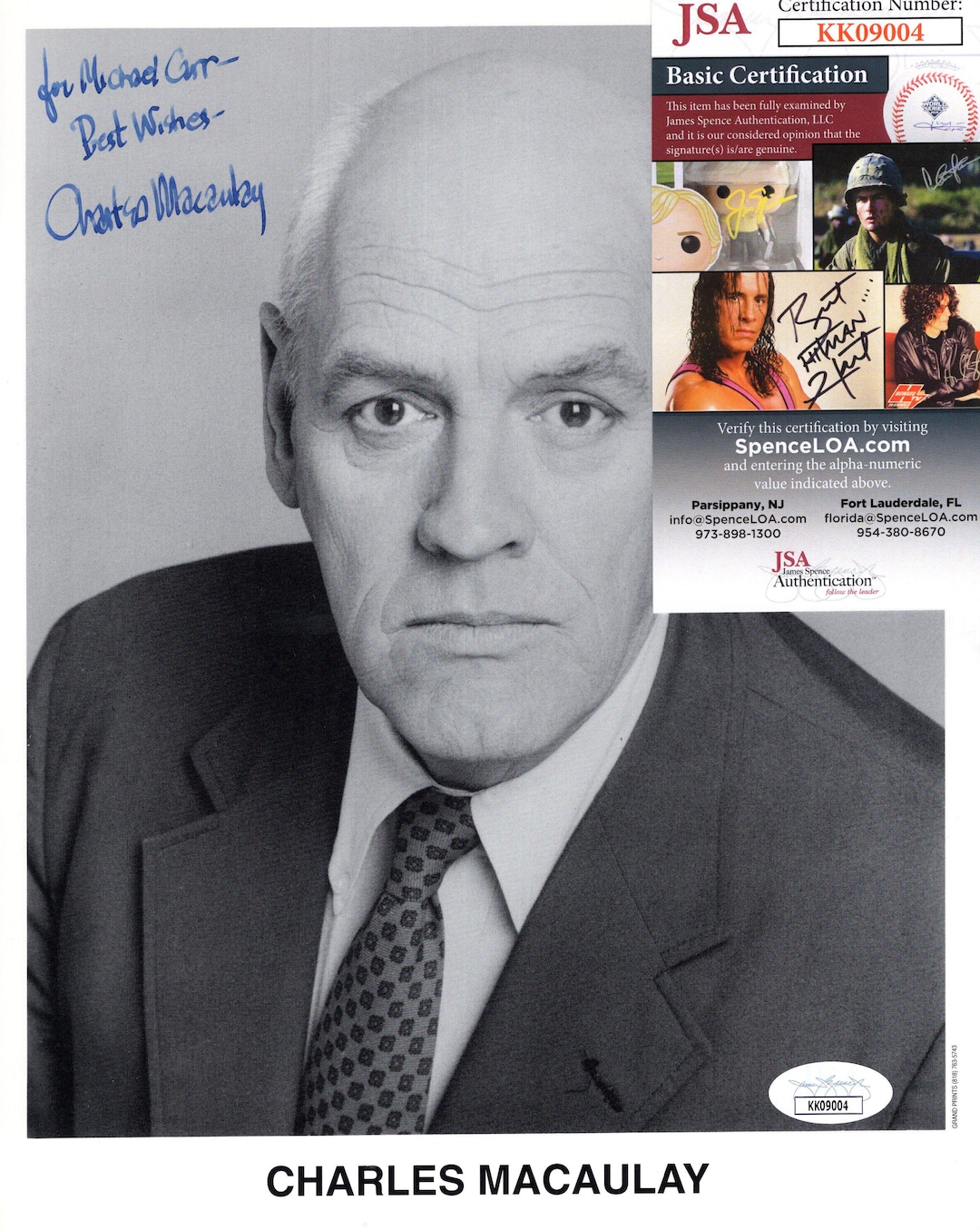 Charles Macaulay Actor Hand Signed Autograph 8x10 Photo With JSA COA - Etsy
