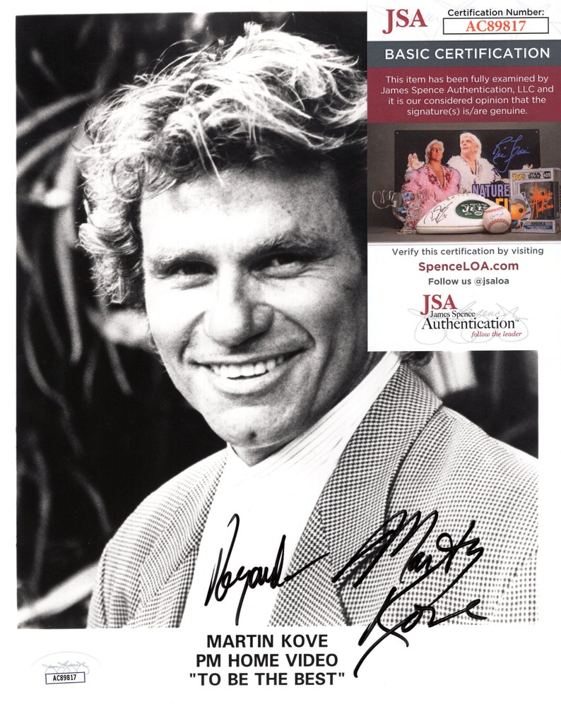Martin Kove Actor Hand Signed Autograph 8x10 Photo to Be the Best Movie ...