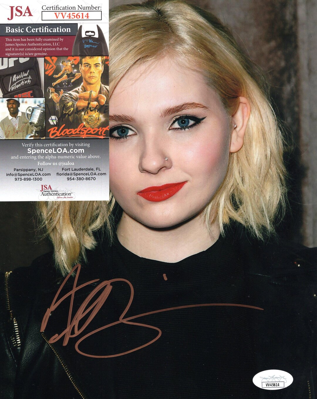 Abigail Breslin Actress Singer Hand Signed Autograph 8x10 Photo With ...