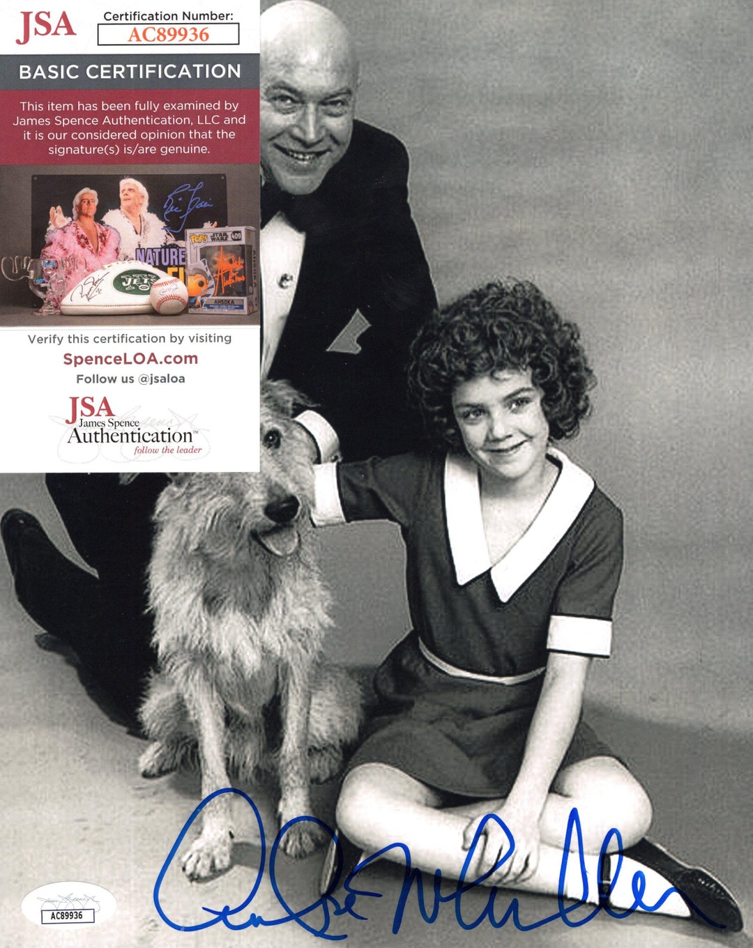 Andrea Mcardle Actress Singer Original Annie Hand Signed Autograph 8x10 ...