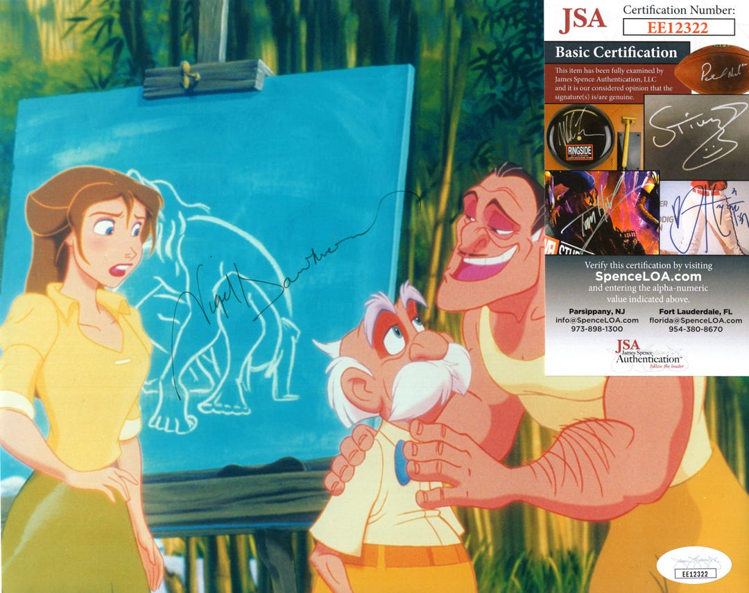 Nigel Hawthorne Tarzan Prof Porter Actor Hand Signed Autograph 8x10 ...