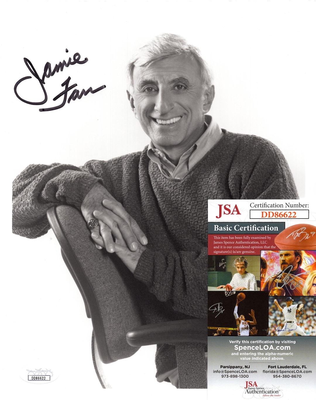 Jamie Farr Actor Hand Signed Autograph 8x10 Photo With JSA COA - Etsy